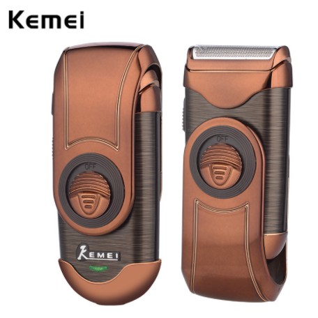 Kemei Portable Electric Reciprocating Shaver For Men 3D Double Floating Rechargeable KM-Q788 ...