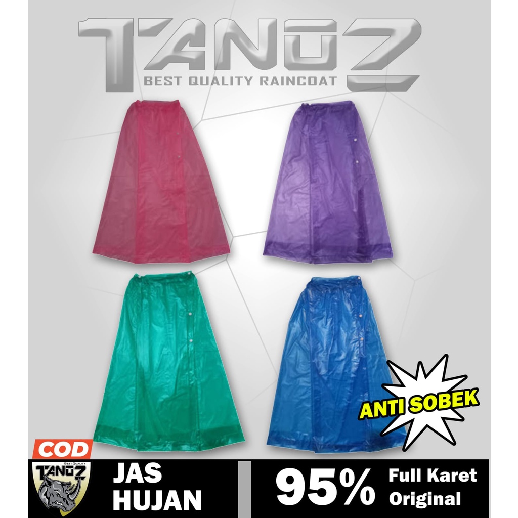 Tanoz women's skirt raincoat made of rubber pvc (skirt only) | Shopee ...