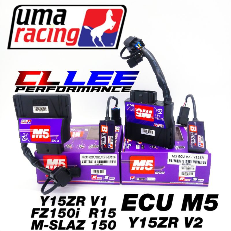 ECU UMA RACING M5 Y15ZR V1 Y15ZR V2 FZ150i R15 M-FLAZ 150 with B-LINK ...
