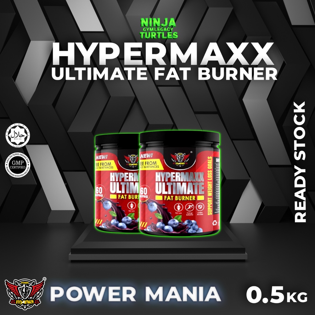 Fat Burner Hypermaxx Ultimate Power Mania | Shopee Malaysia
