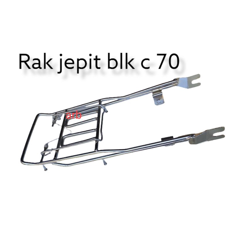 Honda c70 rear clamp rack stirrup, thick double concrete | Shopee Malaysia