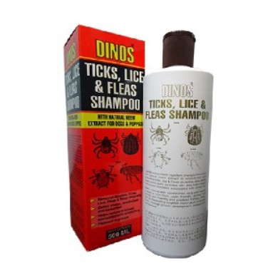 DINOS TICKS, LICE & FLEAS SHAMPOO 500ML N | Shopee Malaysia