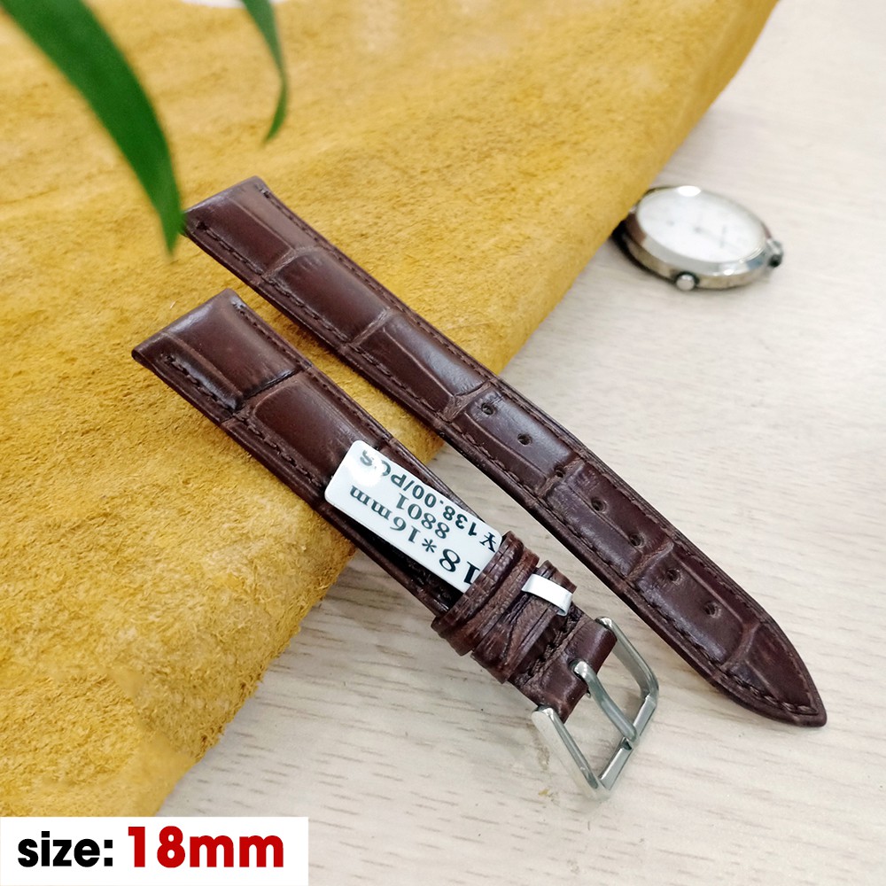 [Type 1 Standard] Leather Wristwatch Strap, Genuine Aono Leather Watch ...