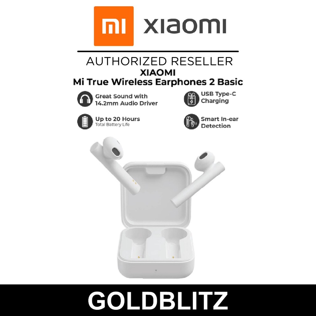 Xiaomi Mi True Wireless Earphone 2 Basic Trues Wireless Stereo Stable Bluetooth Signal Call ...