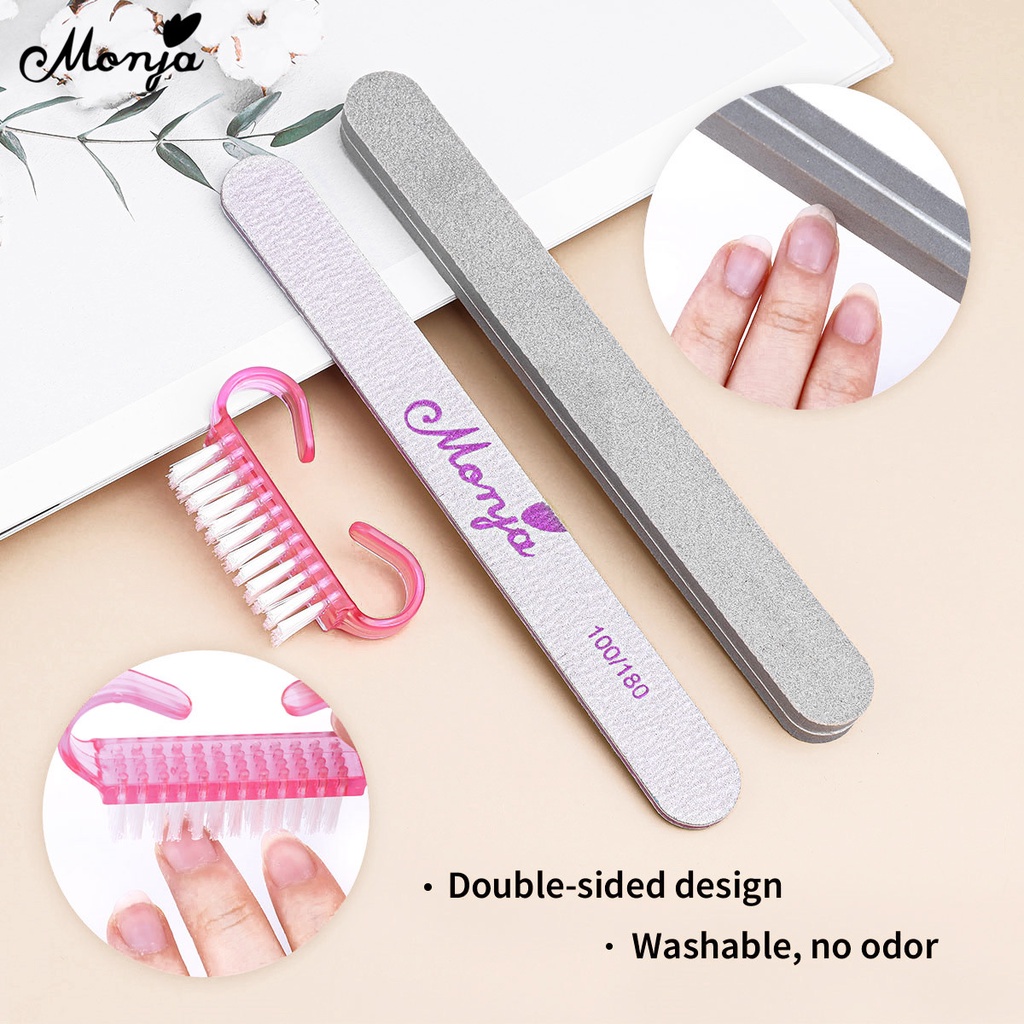 Monja Nail Cuticle Remover Kit Nail Tips Removal Nail Drill Machine ...