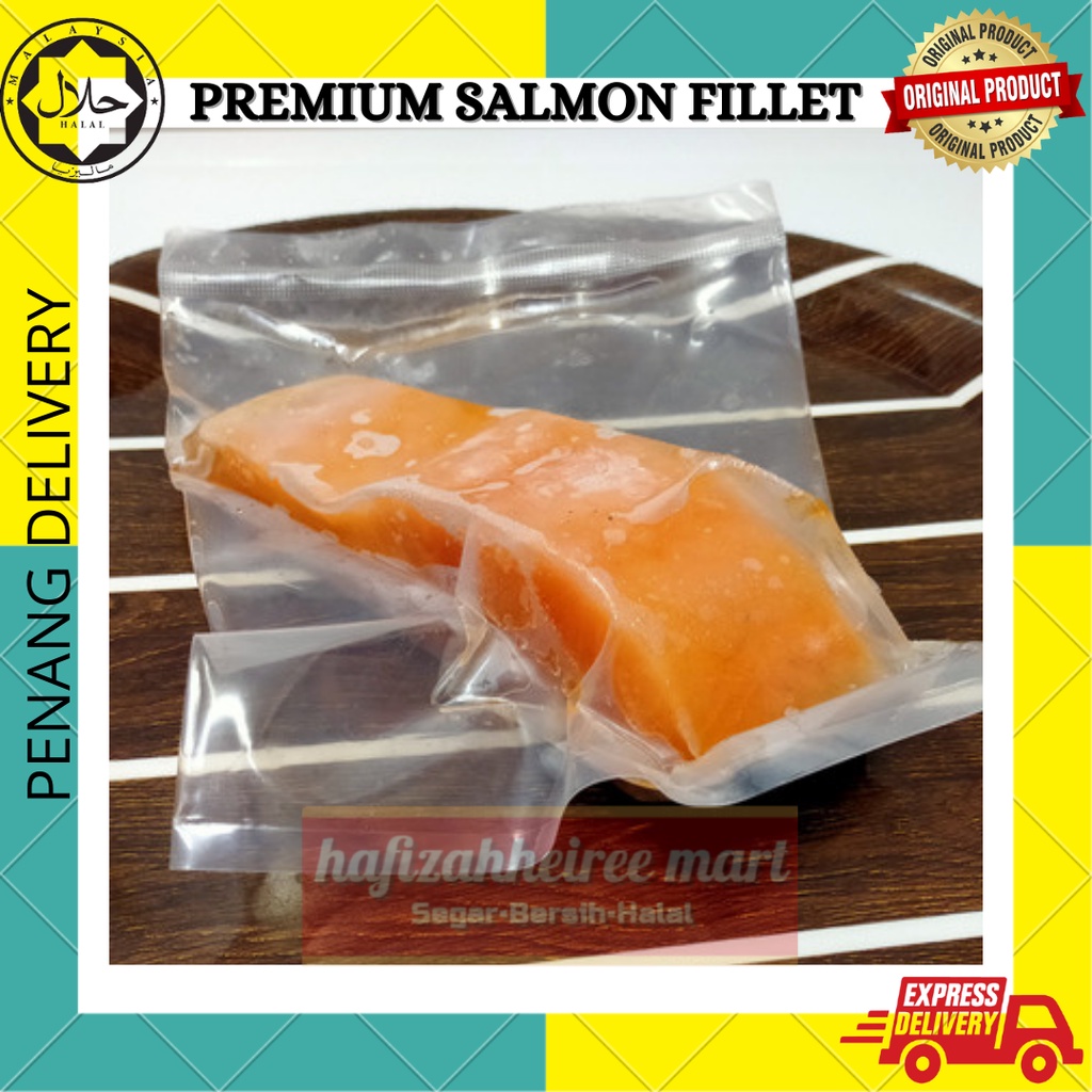 🔥Penang Delivery🔥HALAL Premium Salmon Fillet/Salmon Slice/Ikan Salmon ...