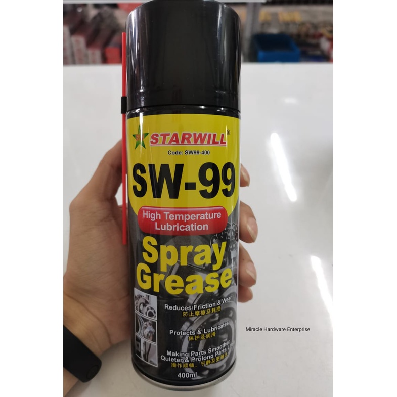 STARWILL SW99 SPRAY GREASE (400ml) | Shopee Malaysia