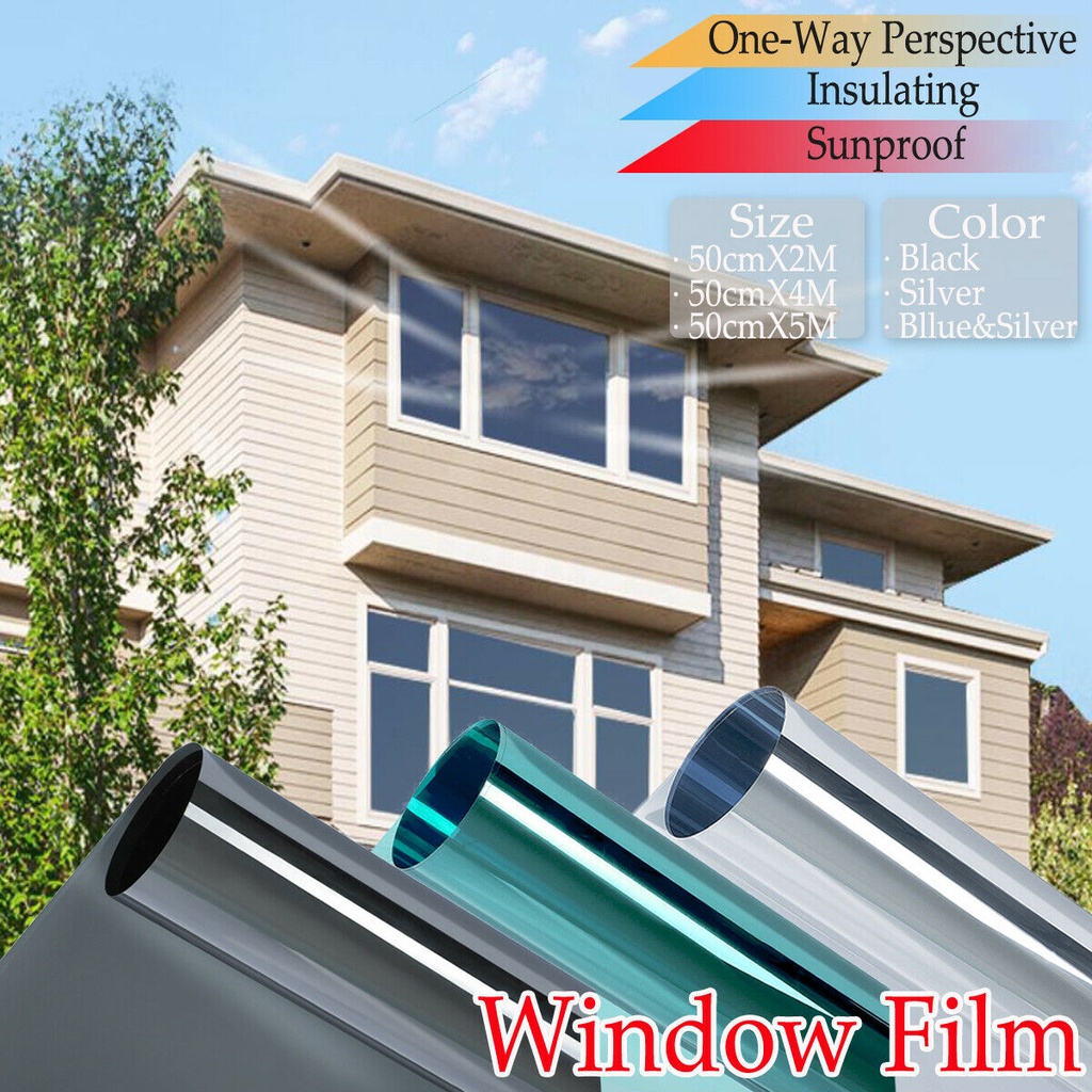 Window Film For House, Reflective Film, One Way Mirror Daytime Privacy ...