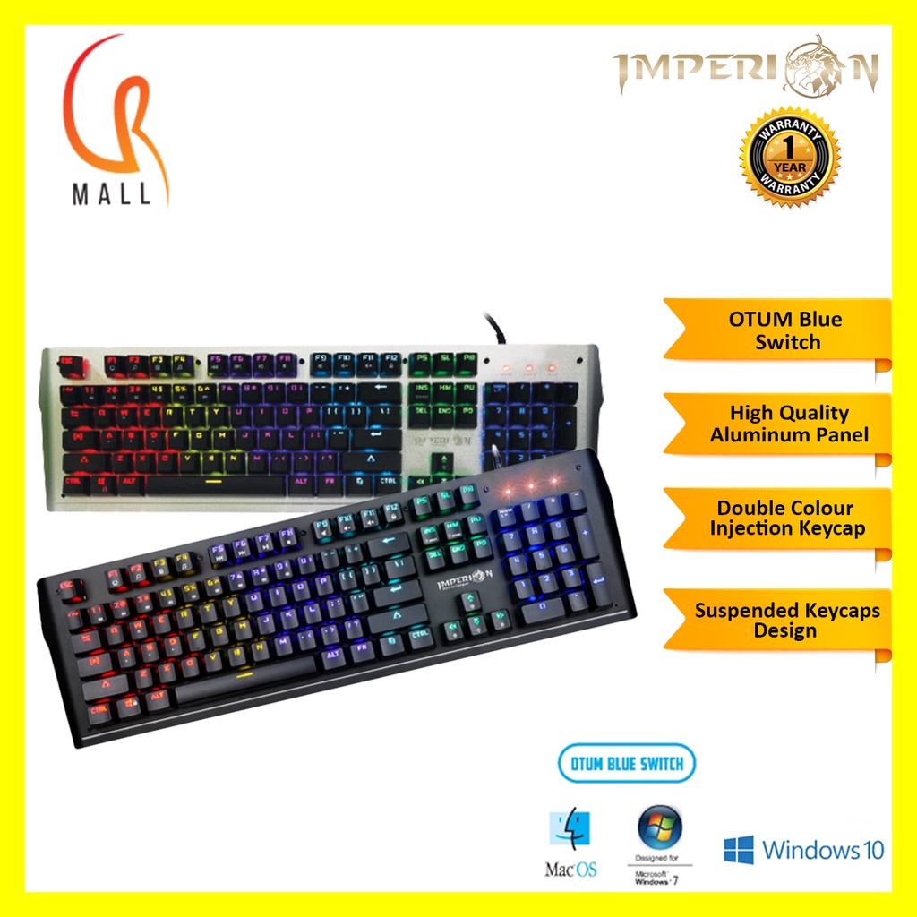 IMPERION KG-M10F TROOPER 10 MECHANICAL GAMING KEYBOARD [READY STOCK ...
