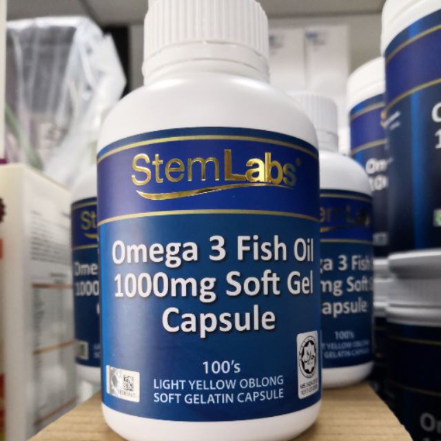 Stemlabs Omega 3 Fish Oil 1000mg 100's (Exp: 11/2020) | Shopee Malaysia