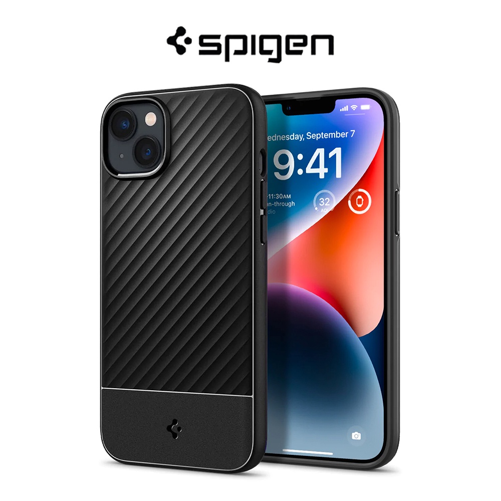 Spigen iPhone 14 Case 6.1" Core Armor Textured Design Air Cushion ...