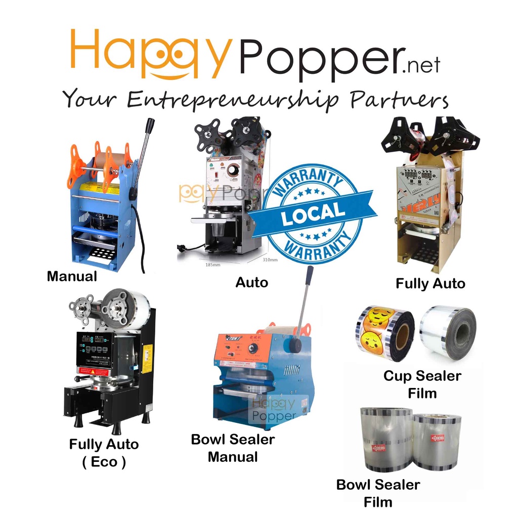 Commercial Cup Sealer Machine Fully Auto Manual Verly Film Sealing Seal ...