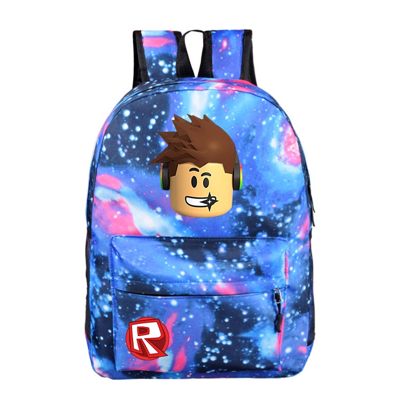 Roblox Bag Sekolah Kid's School Bag Travel Backpack for Lelaki Wanita ...