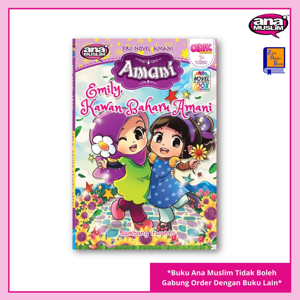 ANA MUSLIM - novel grafik EMILY, KAWAN BAHARU AMANI | Shopee Malaysia
