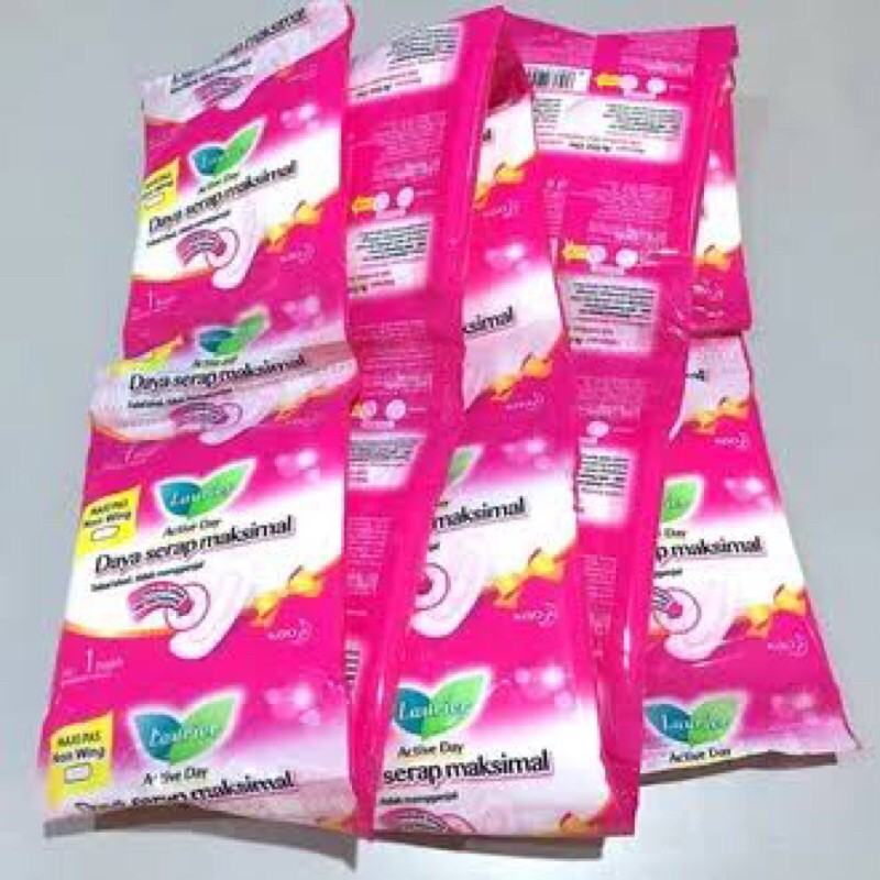 Laurier Maxi Pad Wing 23cm Sachet | Shopee Malaysia
