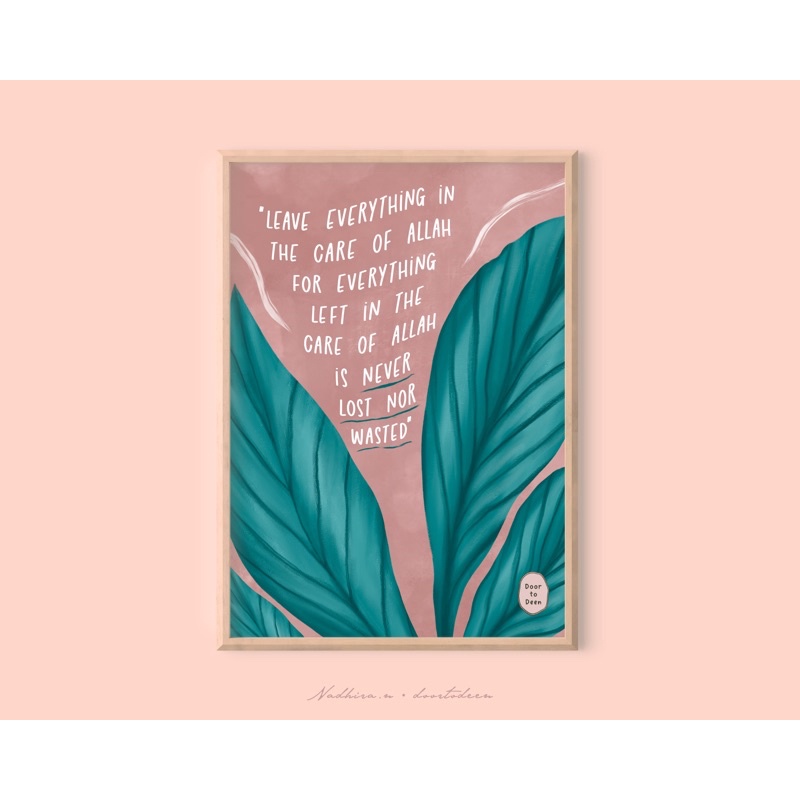 (Pre-order) Islamic Quotes Art Print & Frame | Shopee Malaysia