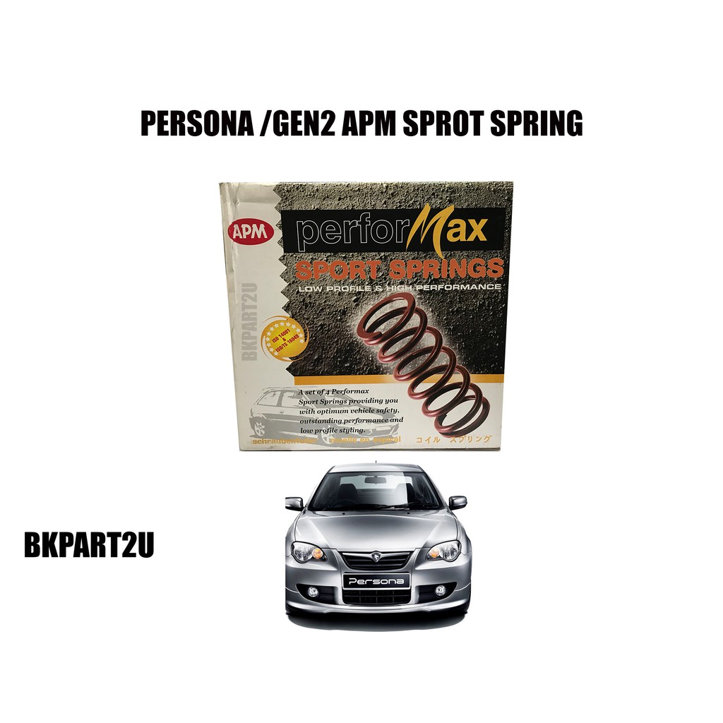 PROTON PERSONA/GEN 2 SPORT SPRING APM PERFORMAX HIGH QUALITY SPORT ...