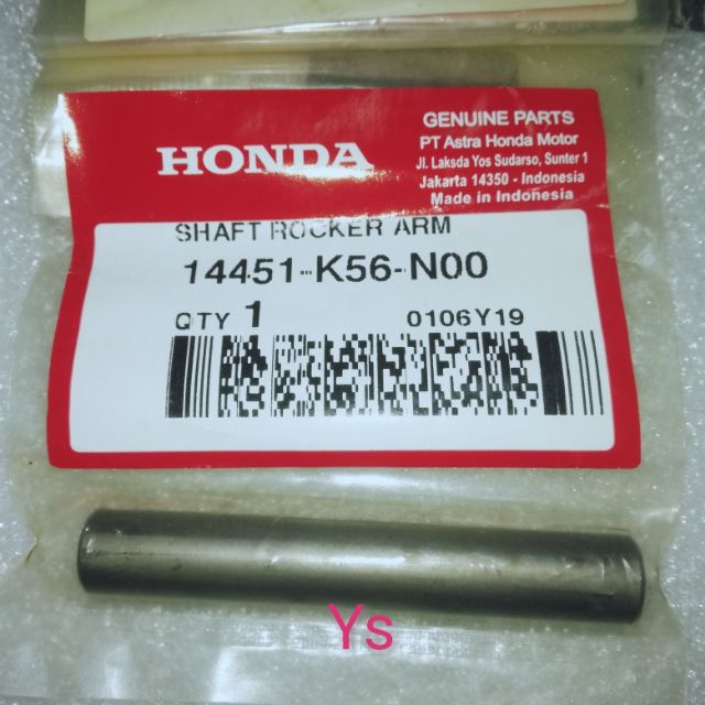 Shaft Rocker Arm honda RS150R | Shopee Malaysia