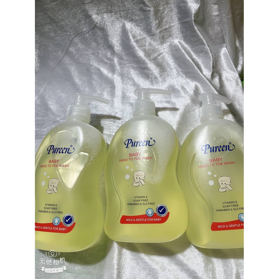 Pureen Body Bath For Babies With Pro Vitamin B5 And Vitamin E 750ml ...