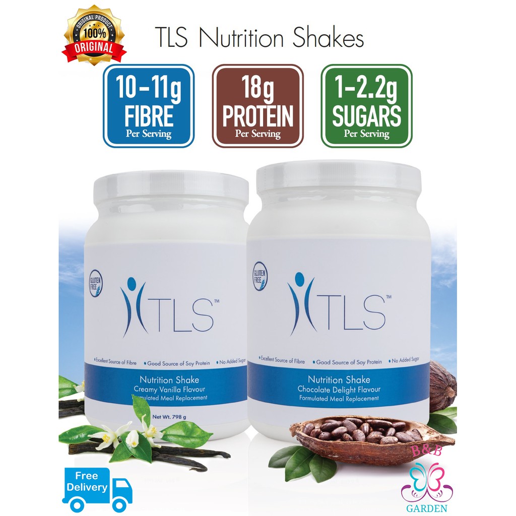 TLS Nutrition Shake - Formula Dietary Food - Creamy Vanilla / Chocolate ...