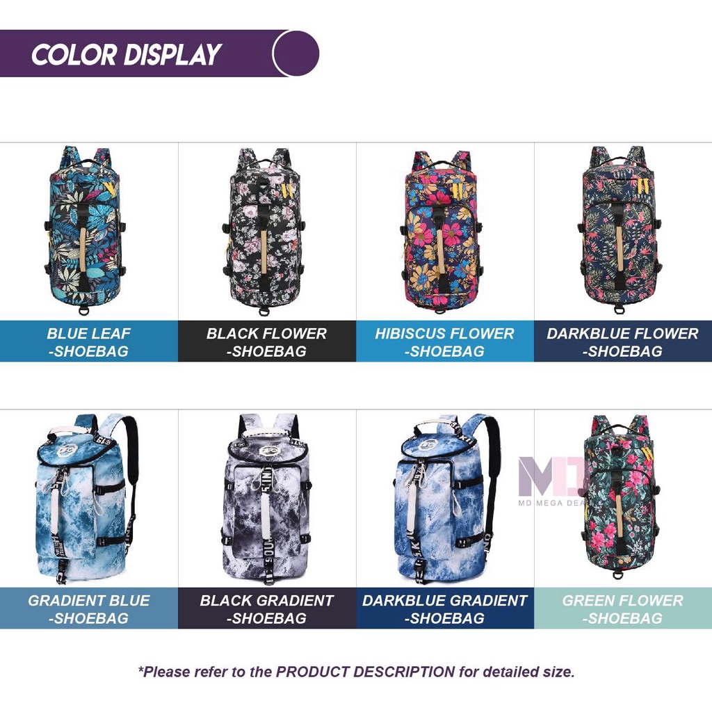 《Mega Deal》Multifunctional Bag Large Travel Bag Unisex Backpack With ...