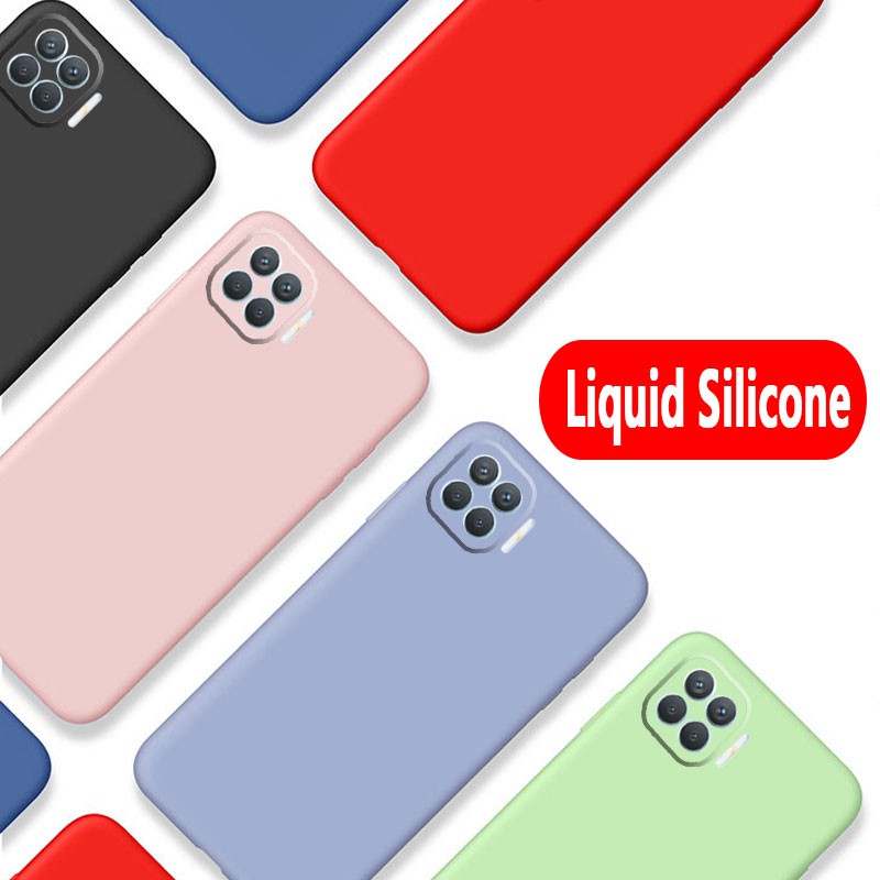 OPPO A93 Case Liquid Silicone Soft Candy Color Plain TPU OPPO A93 A 93 ...