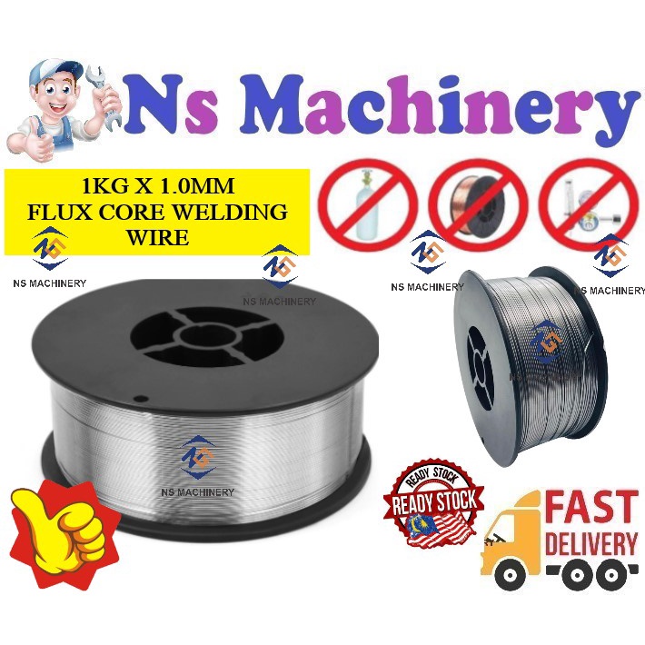 Gasless Wire Mig Welding Flux Core 1kg 1.0mm/Mig Wire/Gasless Wire/Flux Core Wire 1kg | Shopee ...