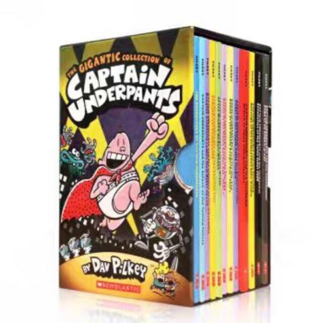 Captain Underpants (Each set have 12 books) | Shopee Malaysia