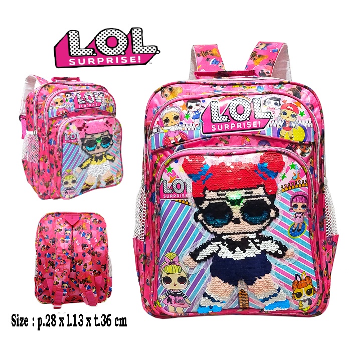 Lol SEQUIN Backpack For Children - Backpack For Elementary School ...