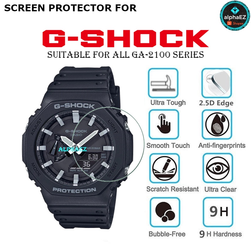 Casio G-Shock GA-2100 Series Casioak TMJ Series 9H Watch Screen ...