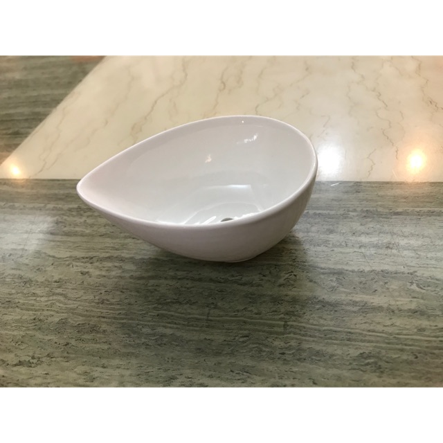 White colour tear shape mini pot | Shopee Malaysia