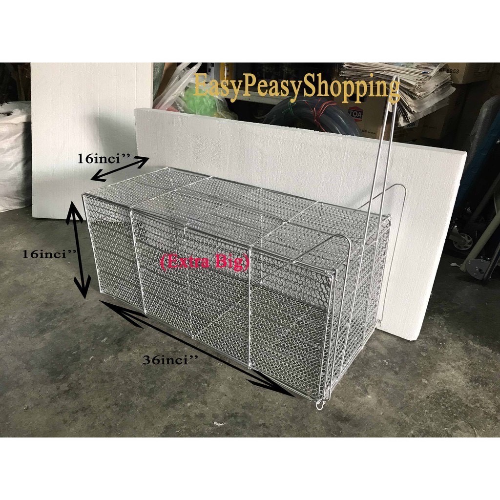 Monkey, Fox, Squirrel Trap Cage ( EXTRA BIG) / Perangkap Musang ,Biawak ...