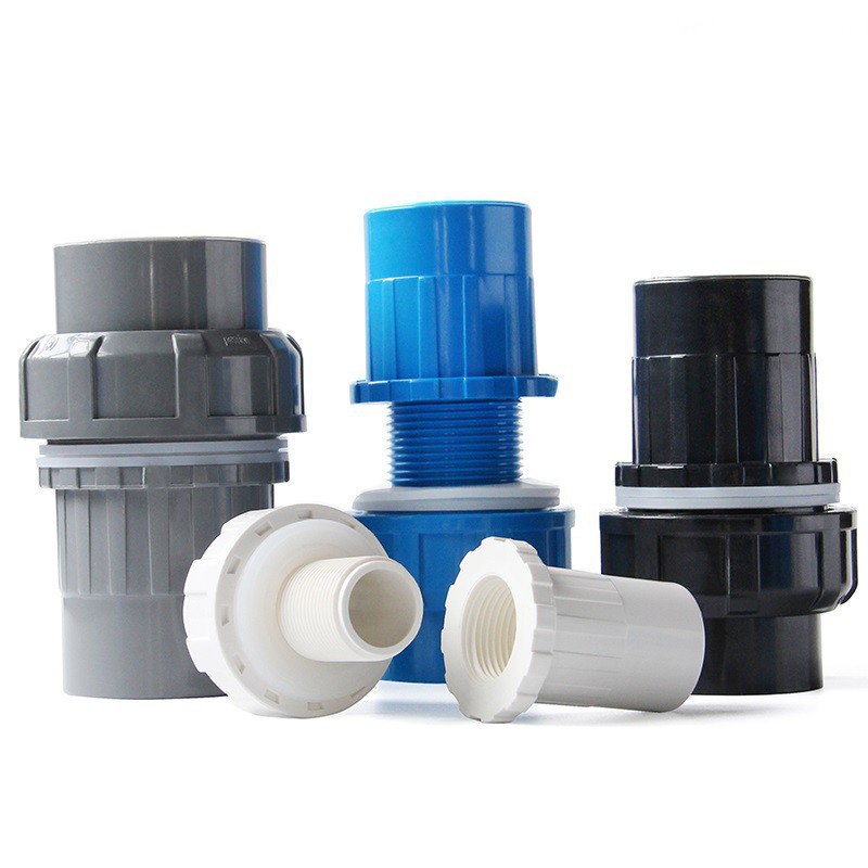 1pc 20-50mm PVC Straight Connector Fish Tank Aquarium Water Supply PVC ...