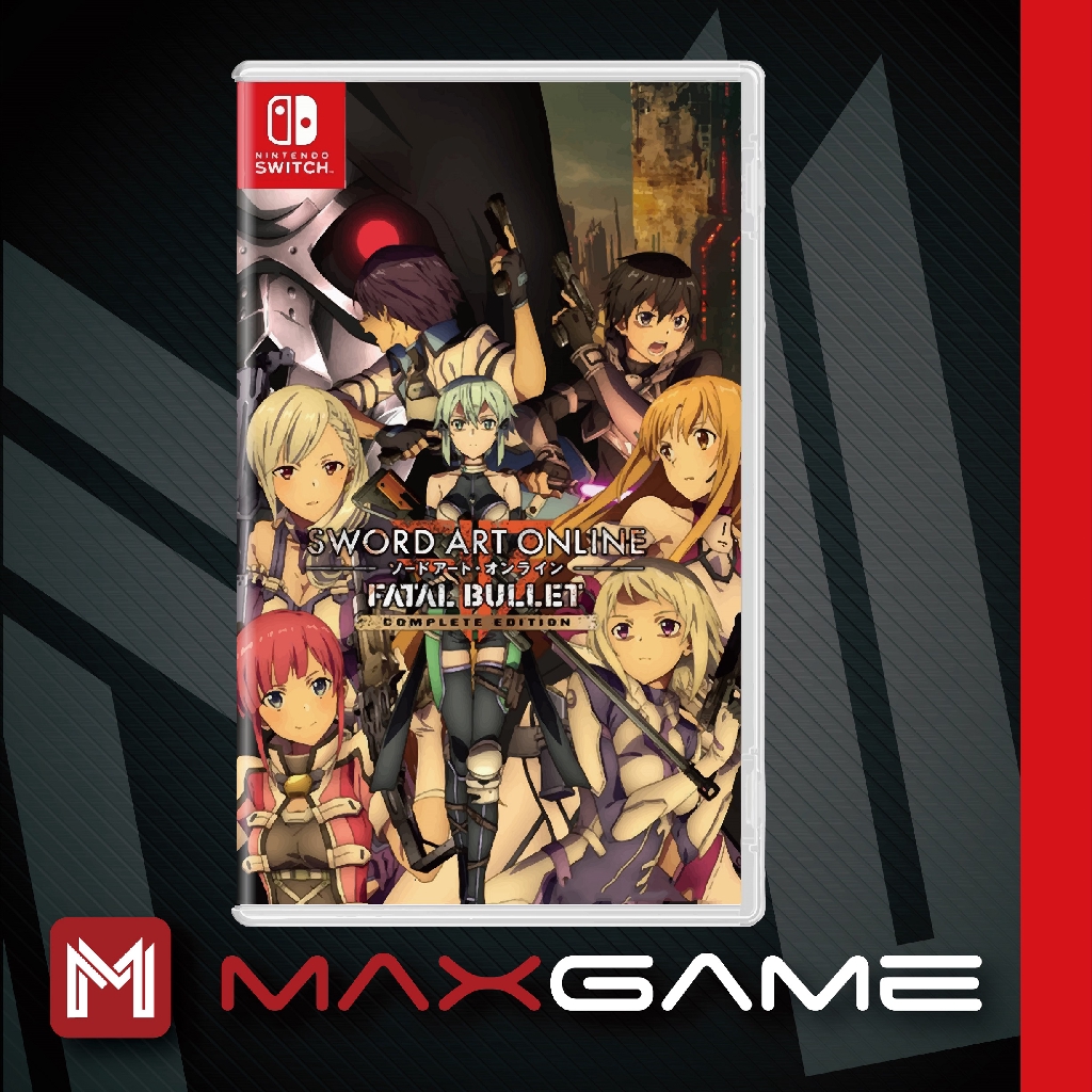 Nintendo Switch Sword Art Online Fatal Bullet Complete Edition | Shopee ...