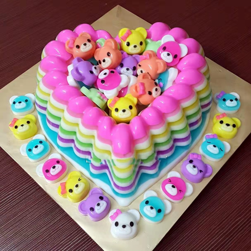 [WAWA] High quality japan cartoon bear elephant penguin jelly chocolate ...