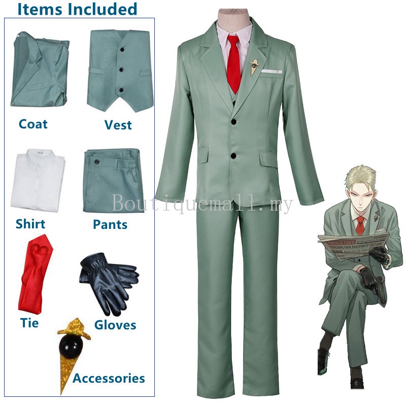 Anime Spy X Family Yor Forger Cosplay Costume Loid Forger Anya Forger ...