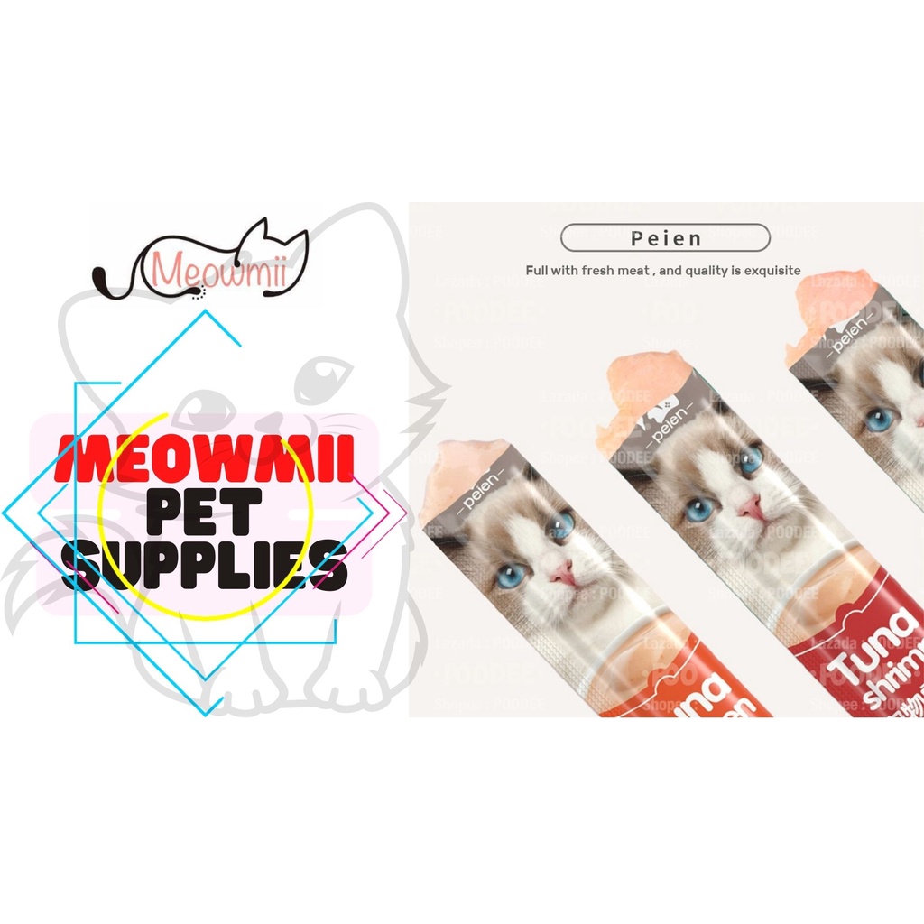 MeowMii - PEIEN Cat Treats Cat Stick Food Makanan Kucing Cat food Snek ...