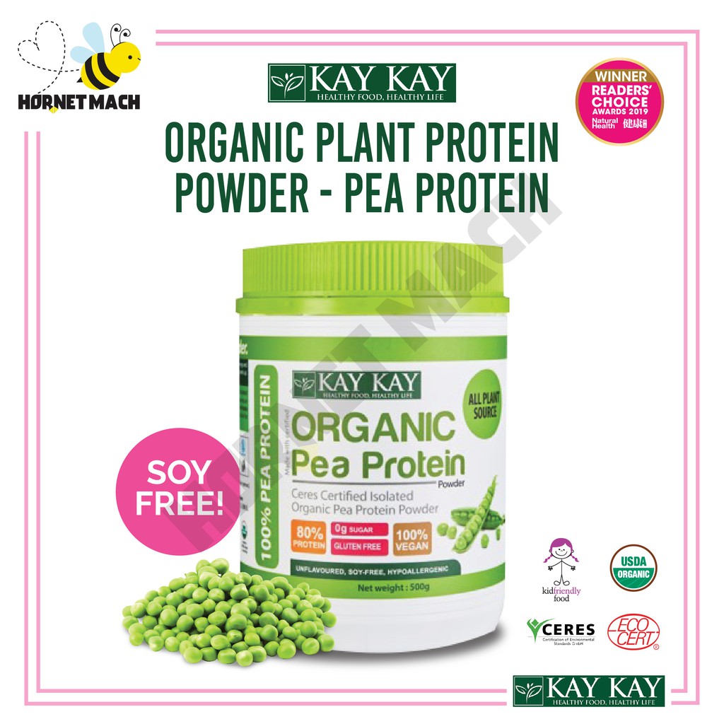KAY KAY™ Organic Protein Powder - 100% Pea Protein (500g) | Shopee Malaysia
