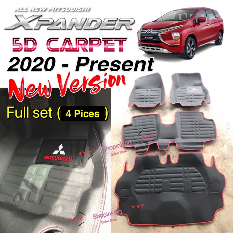 Mitsubishi Xpander & New Facelift 5D Carpet Perfect Fitting Year 2020 ...
