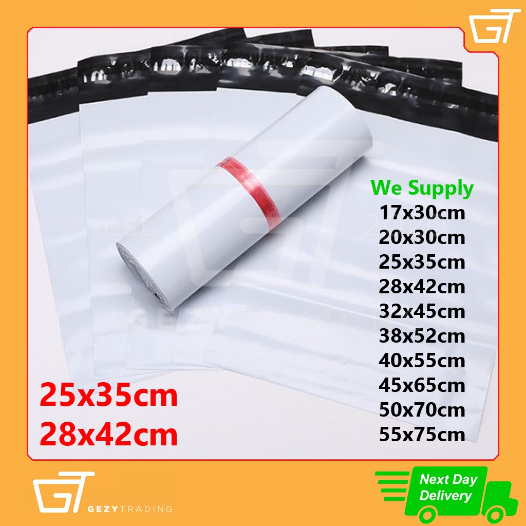 『Penang Stock』100 pcs ｜25x35cm ｜28x42cm ｜Courier Bag｜ Beg Kurier ...