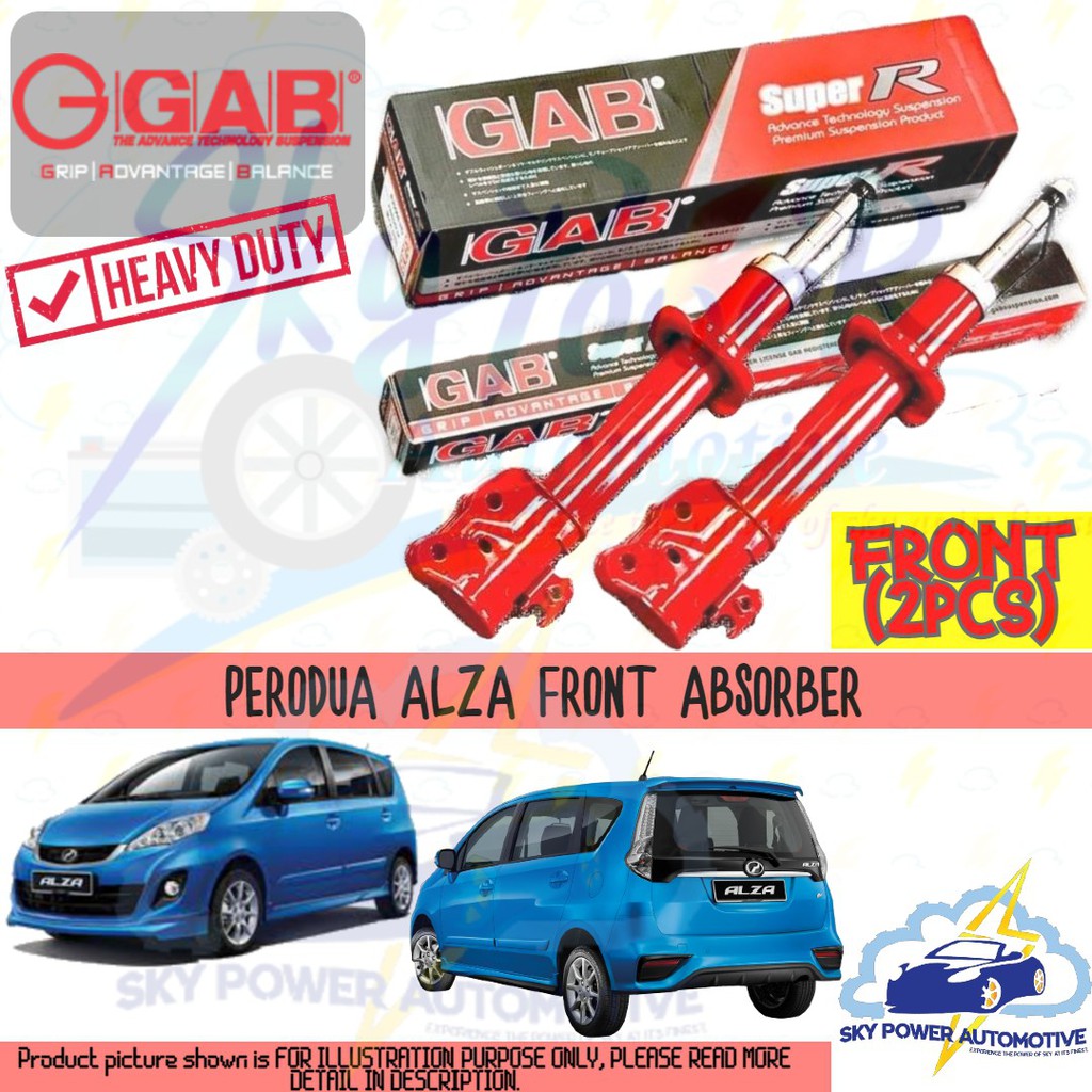 PERODUA ALZA (D46T) (2009-ON) GAB SUPER R SPORT PREMIUM HEAVY DUTY GAS ...