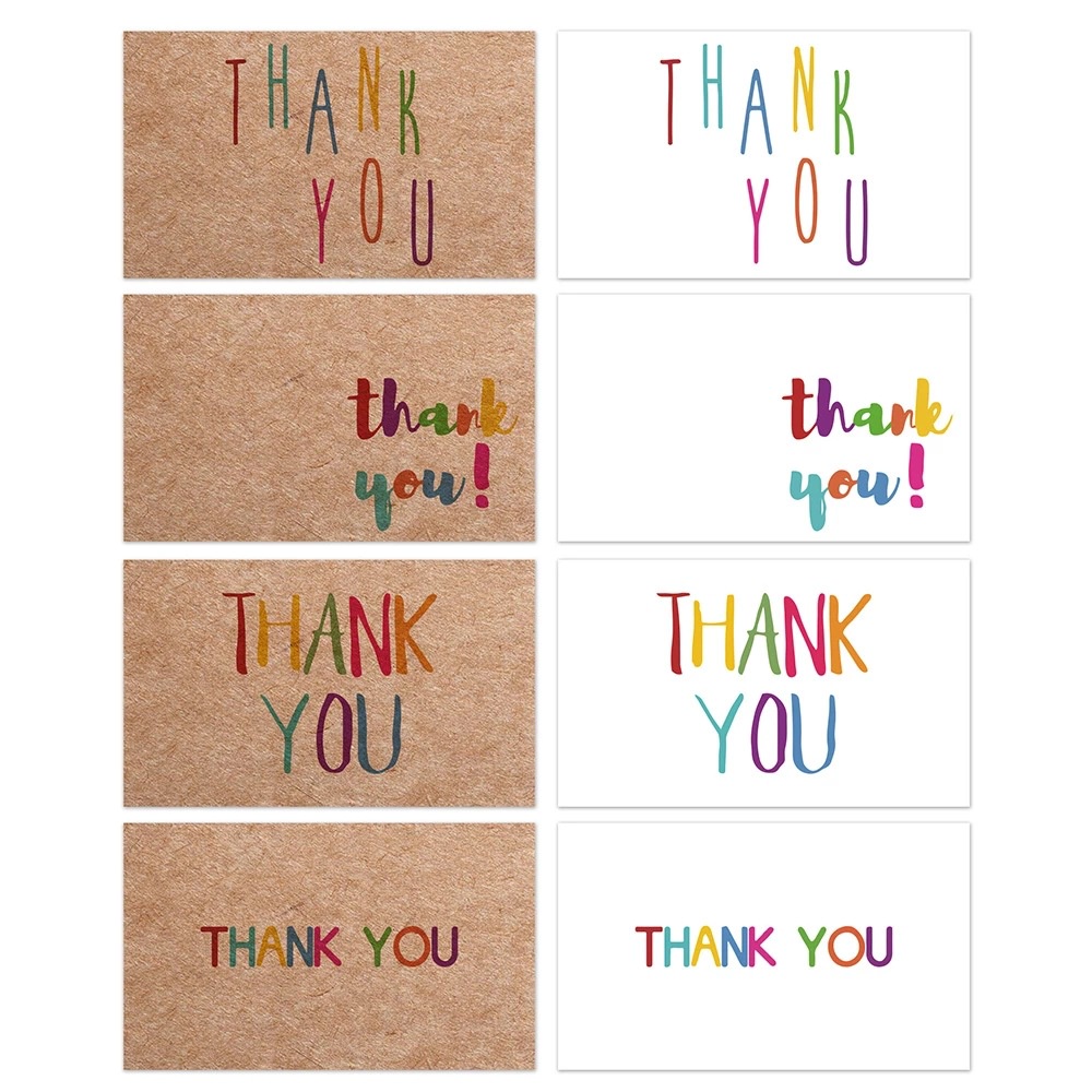 Colourful Thank You/Appreciation Card | Shopee Malaysia