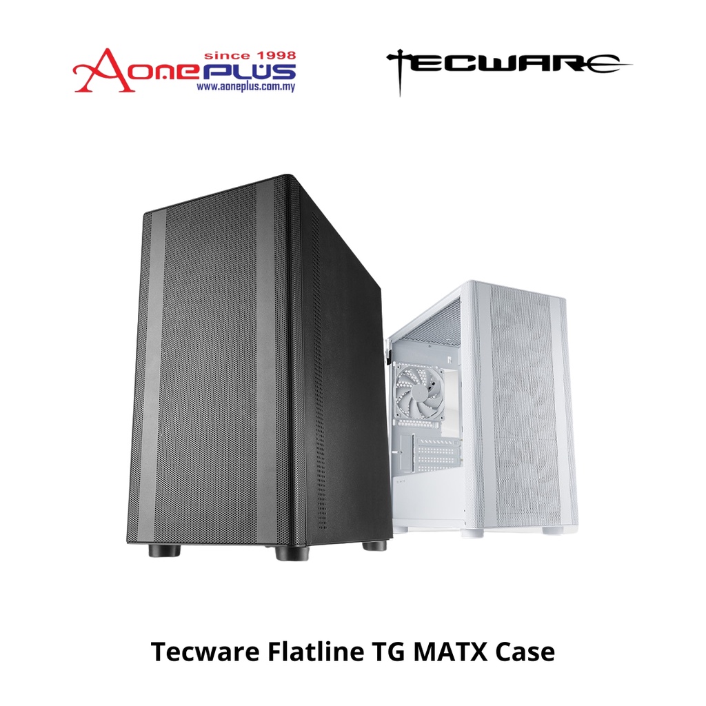 (AONE PLUS SS2) Tecware Flatline TG MATX Case | Shopee Malaysia