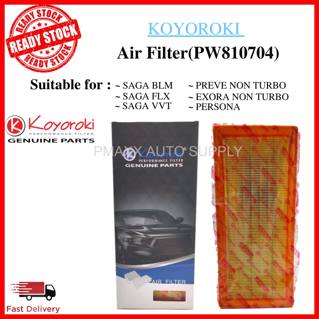 BRAND KOYOROKI & ORIGINAL PROTON AIR FILTER FOR SAGA BLM / FLX ...