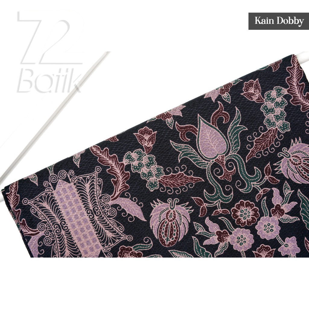 HITAM HIJAU Premium BATIK FABRIC Dobby Material Aceh Door Motif Black ...