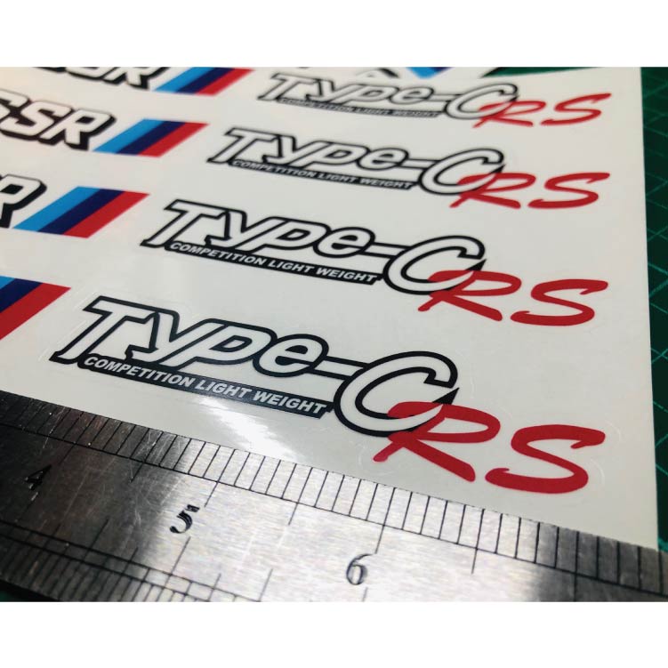 SSR TYPE C RS RIM STICKER | Shopee Malaysia