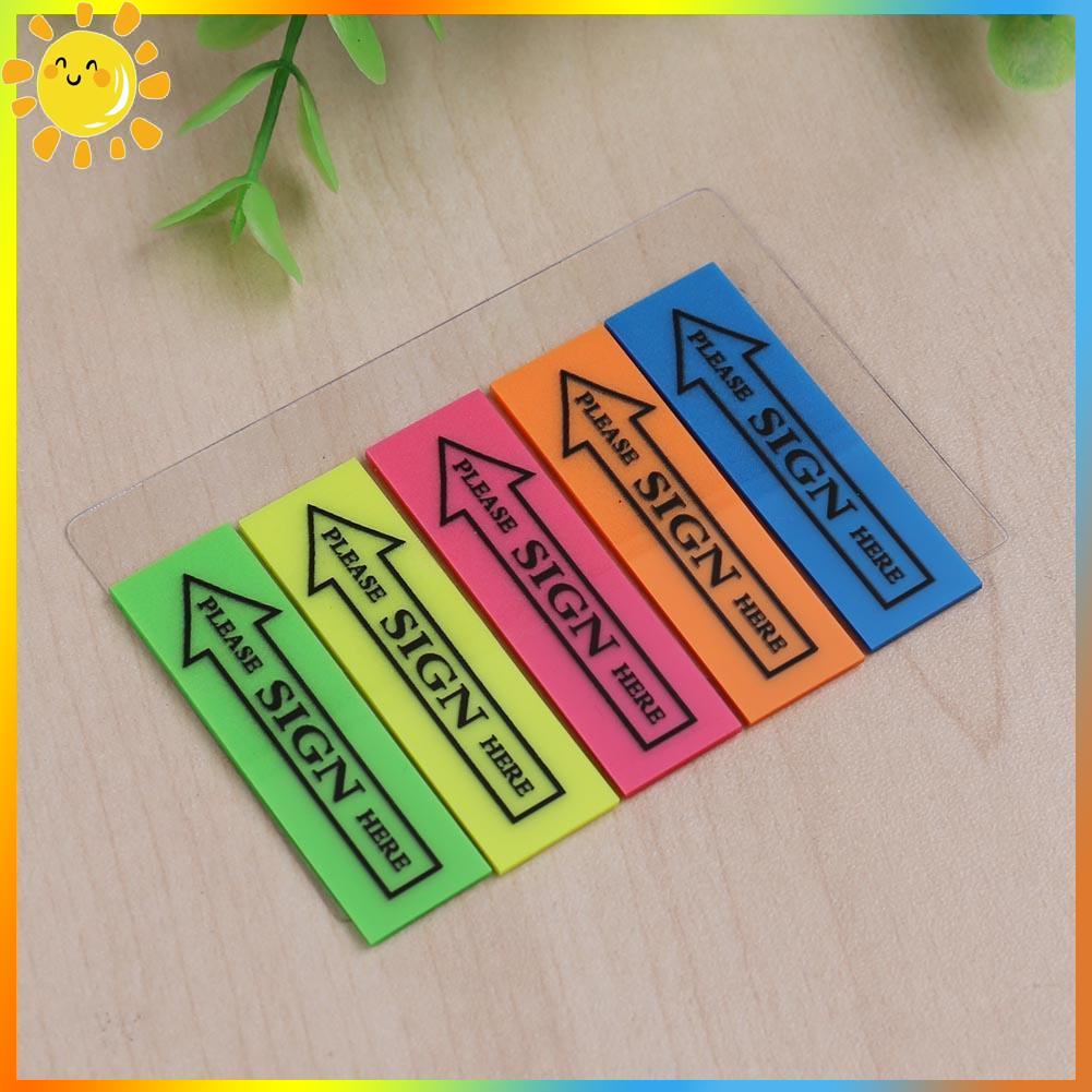 Self Adhesive Sticky Notes Planner Index Stickers Memo Pad School ...