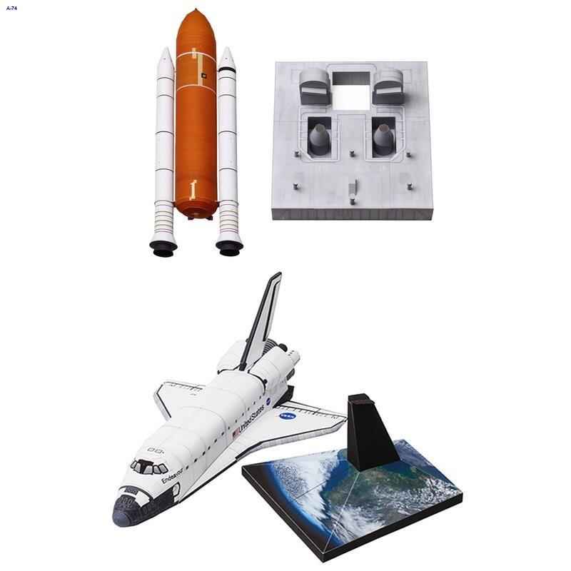 ♝Realistic Version Space Shuttle Fuel Tank and Rocket Set,Origami 3D ...