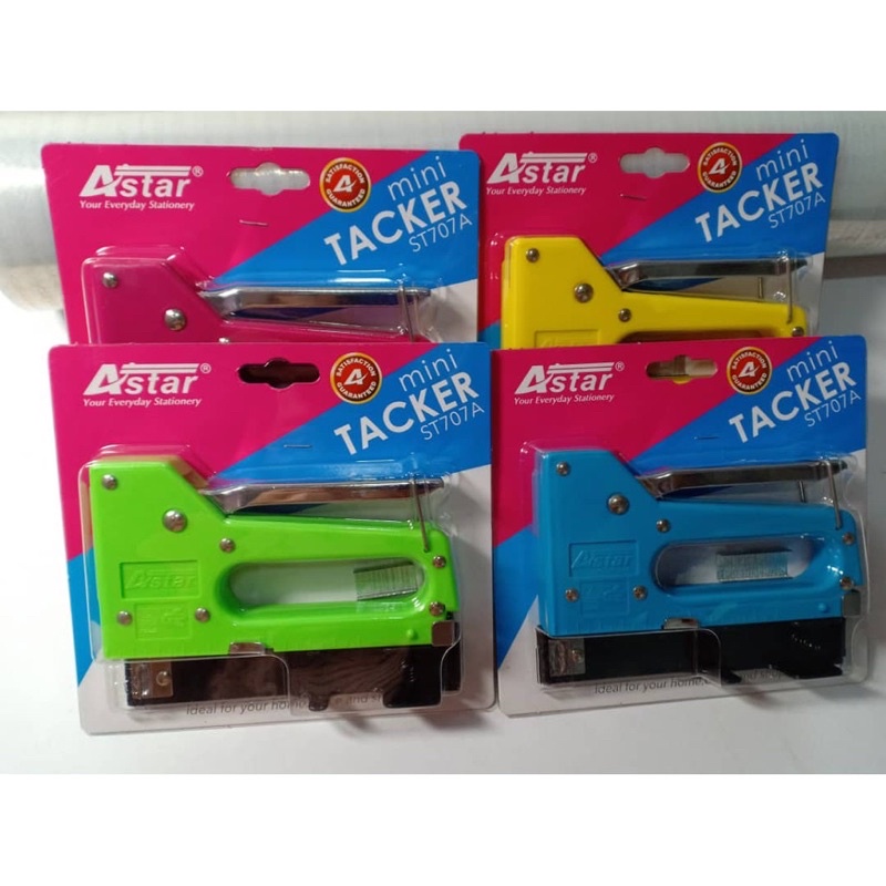 STAPLES GUN MINI TACKER ST707A FULL SET ASTAR MINI TACKER ST707A(YELLOW ...