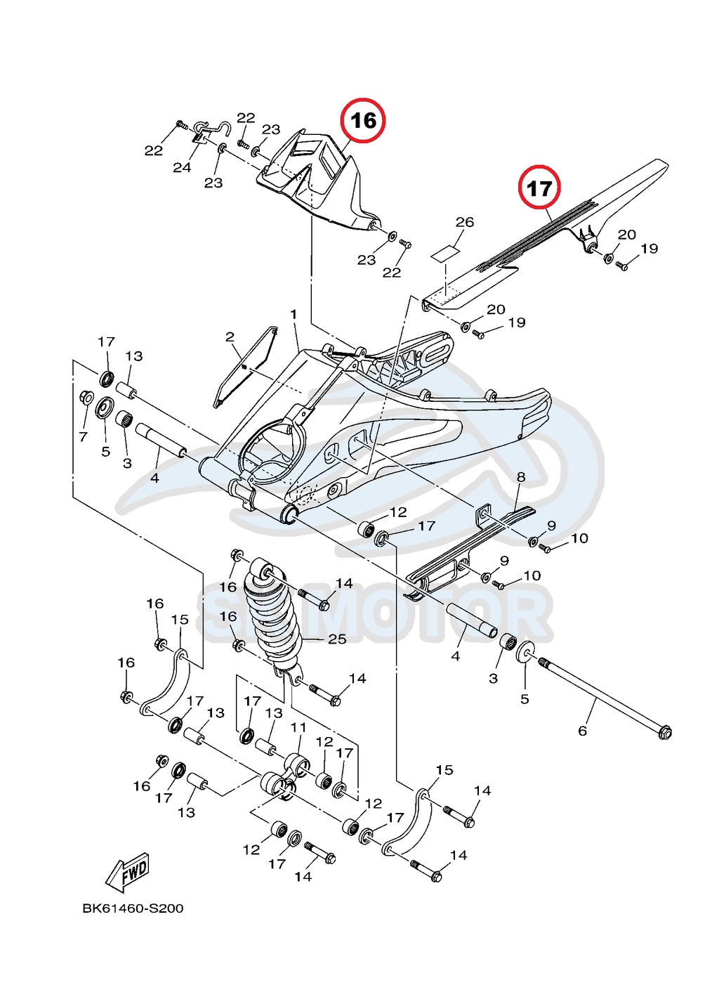 Yamaha YZF-R15 R15 V3 Original Inner Cover Full Set / Kaver Hitam Mud ...